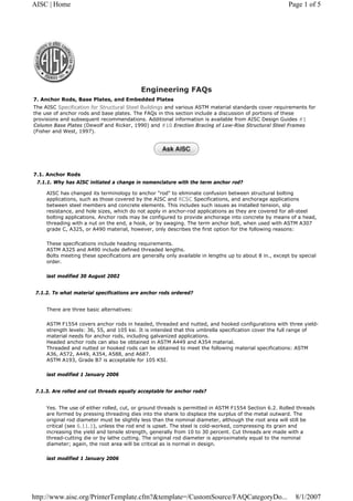 Anchor rods embeds-fa qs | PDF