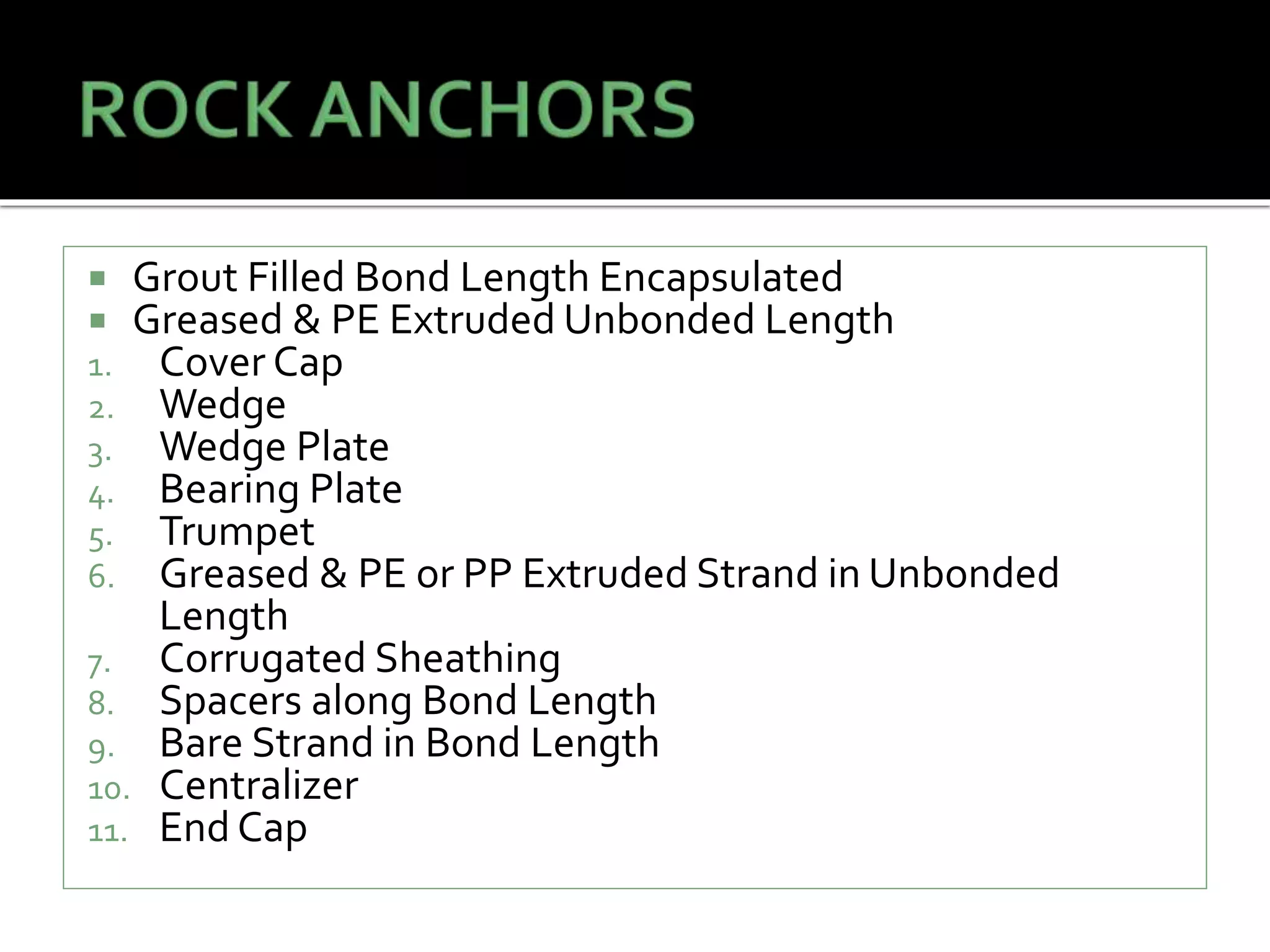 Anchors rock anchors | PPTX