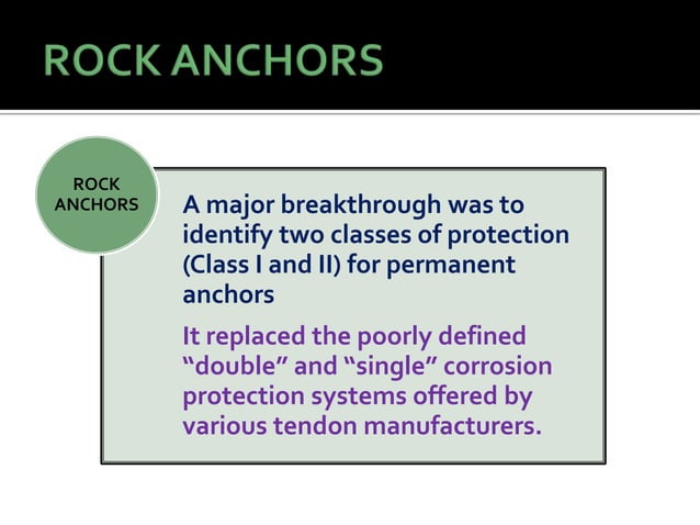 Anchors rock anchors | PPTX