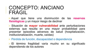 Anciano frágil | PPTX