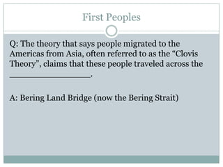 Ancient Texans Quiz Review | PPT