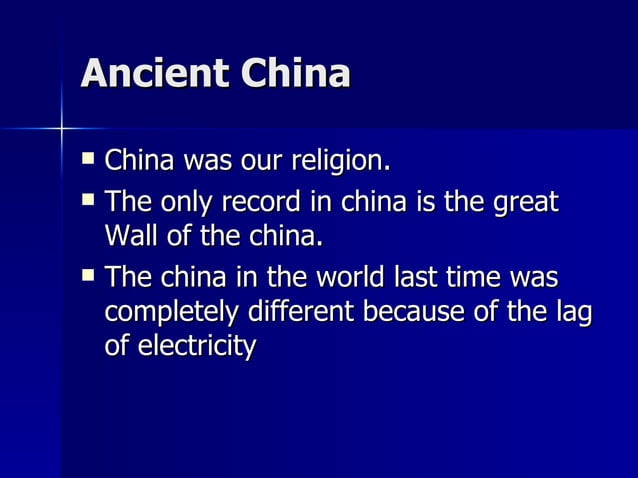 all about ancient china | PPT