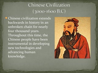 Ancient chinese-civilization | PPT