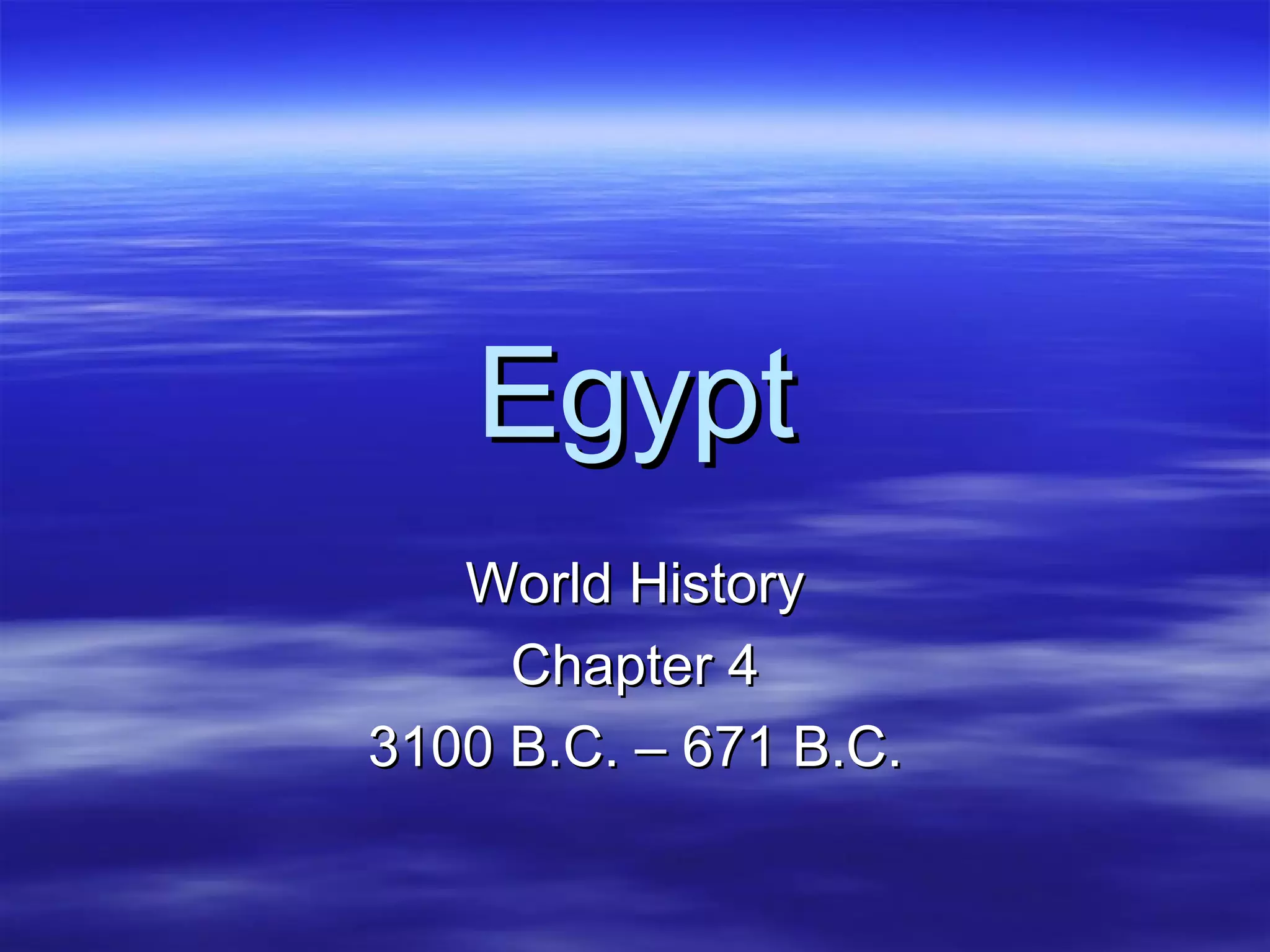 Ancient Egypt Civilization | PPT