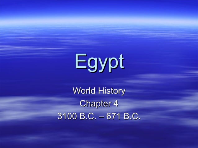 Ancient Egypt Civilization | PPT