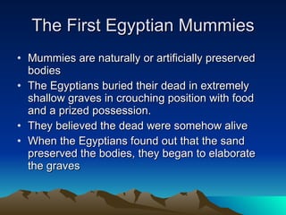 Ancient Egypt Mummies, Tombs, And Treasures | PPT