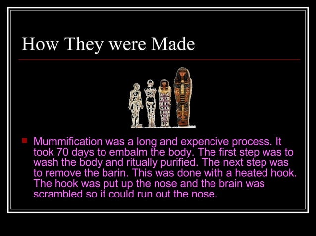 Ancient Egypt Mummification | PPT