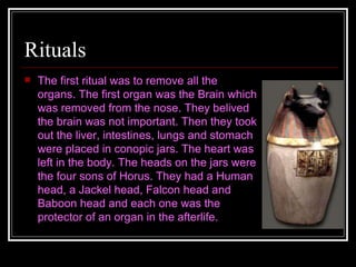 Ancient Egypt Mummification | PPT