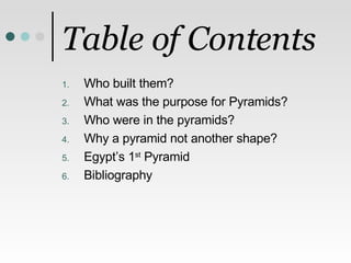 Ancient Egypt Project | PPT