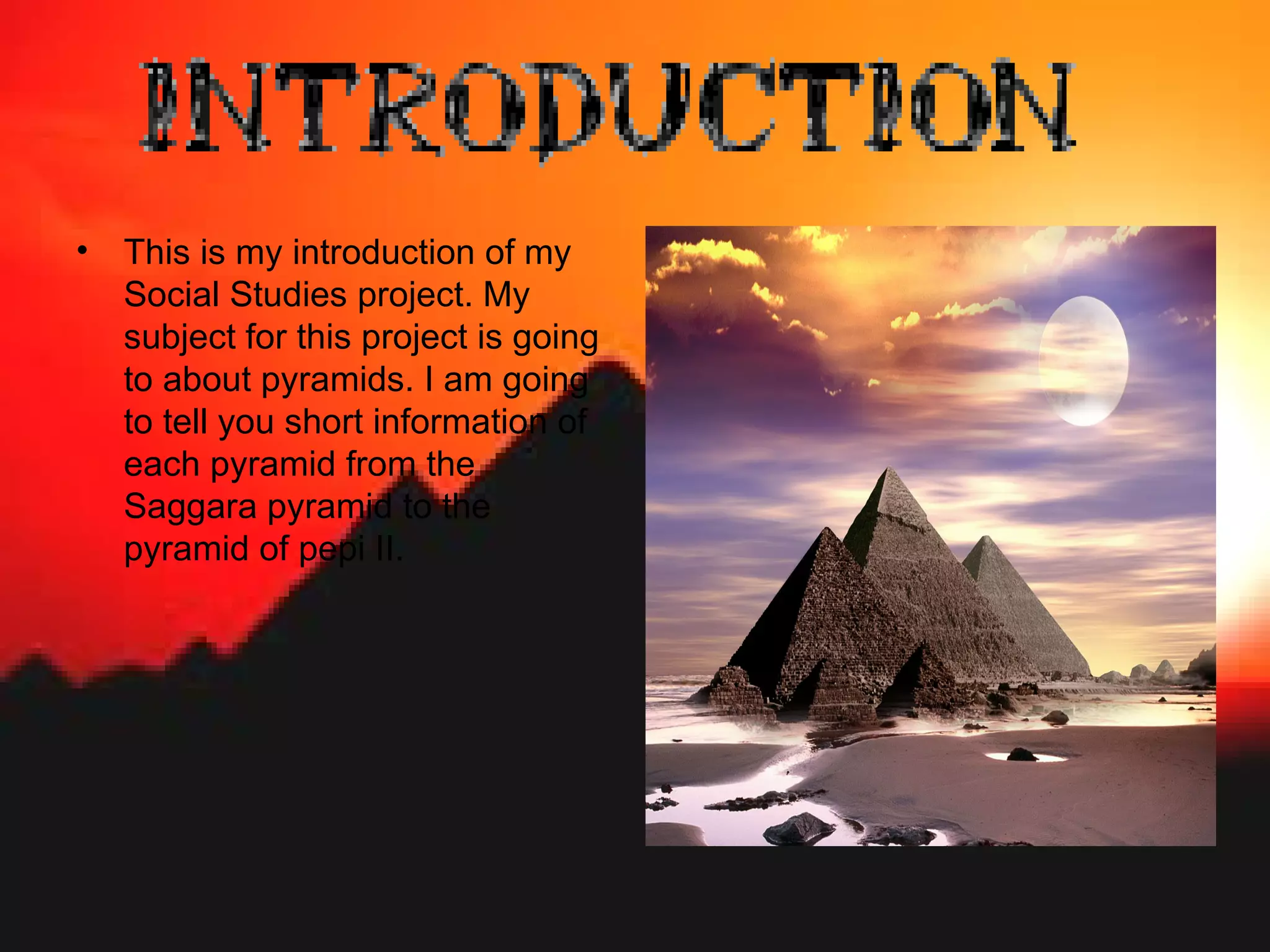 Ancient Egypt Project | PPT