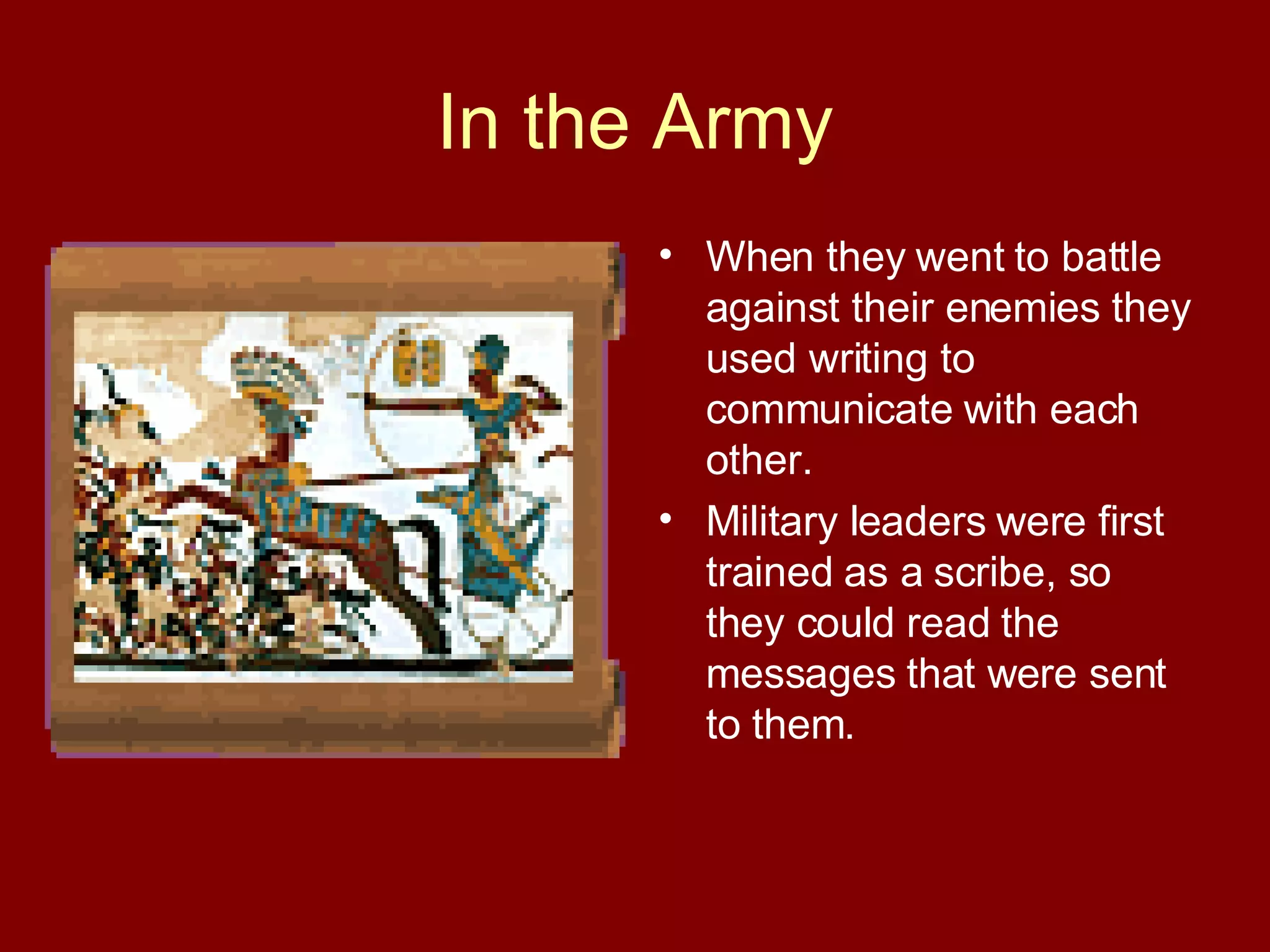 Ancient Egypt Writing | PPT