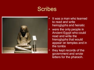 Ancient Egypt Writing | PPT