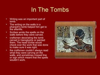 Ancient Egypt Writing | PPT