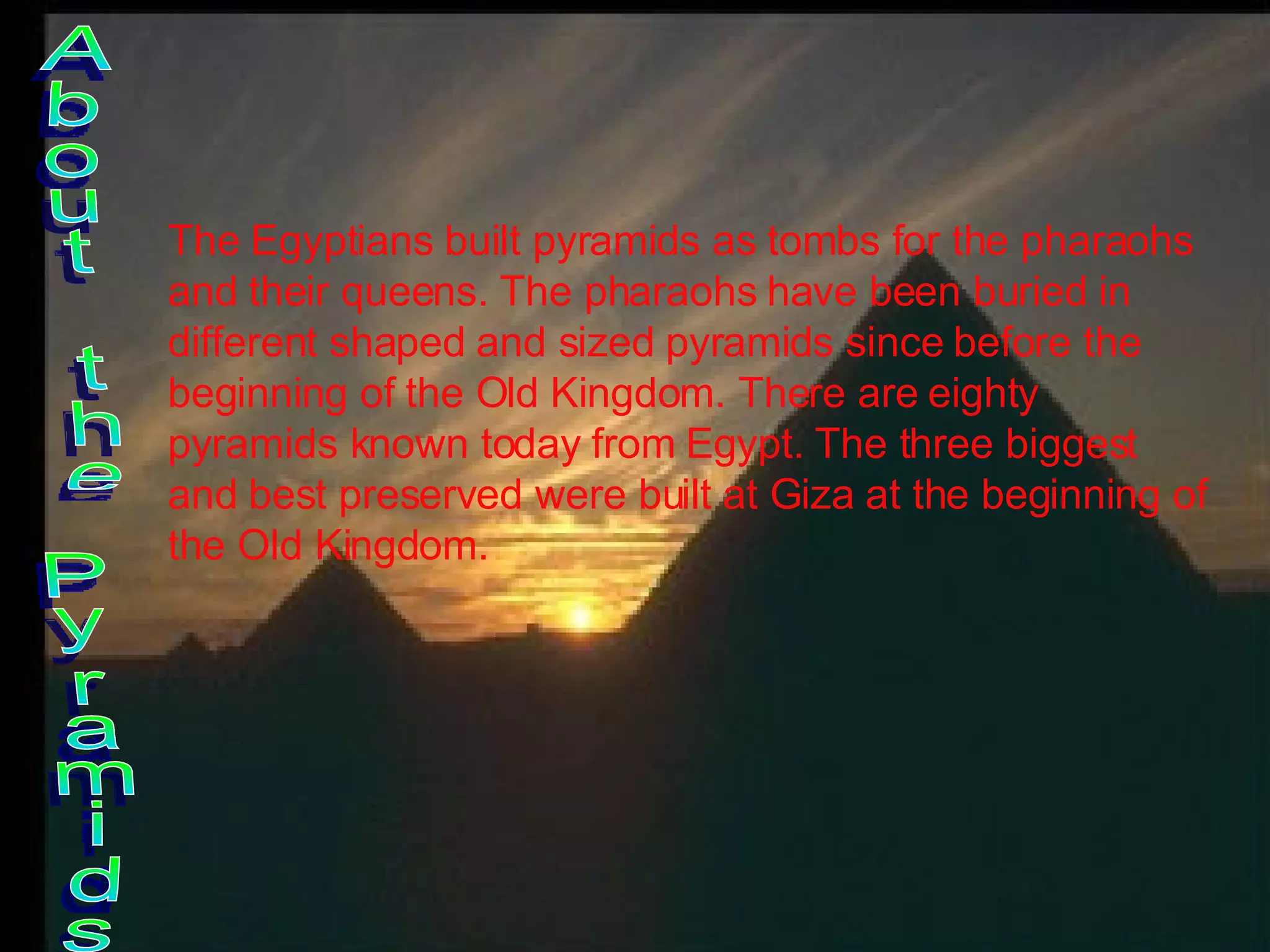 Ancient Egyptian Pyramids | PPT