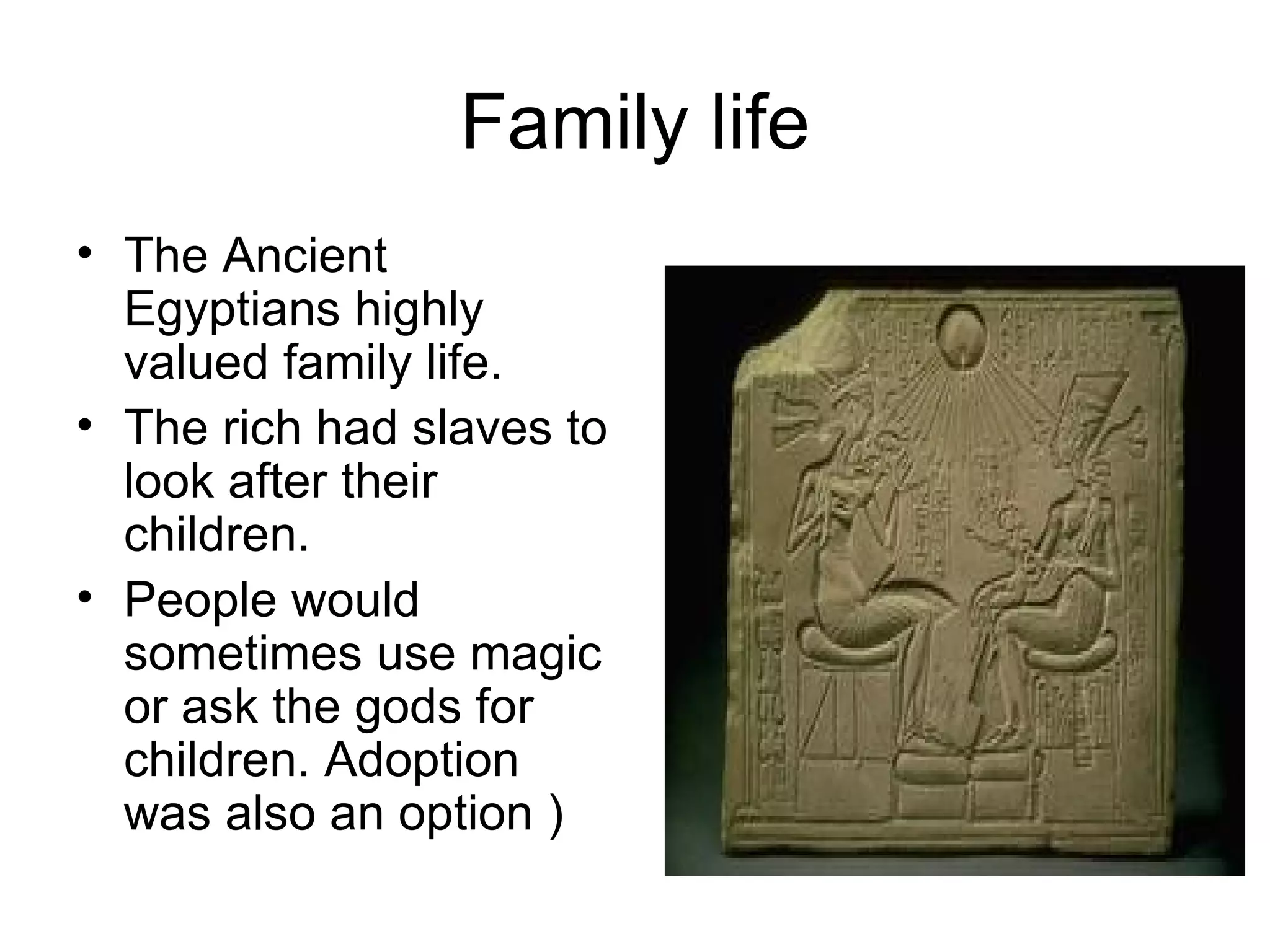 Ancient Egyptian’S Daily Lives | PPT