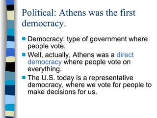 Ancient Greece | PPT | Geography | Science