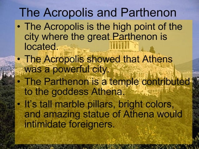 The Monuments of Ancient Athens | PPT