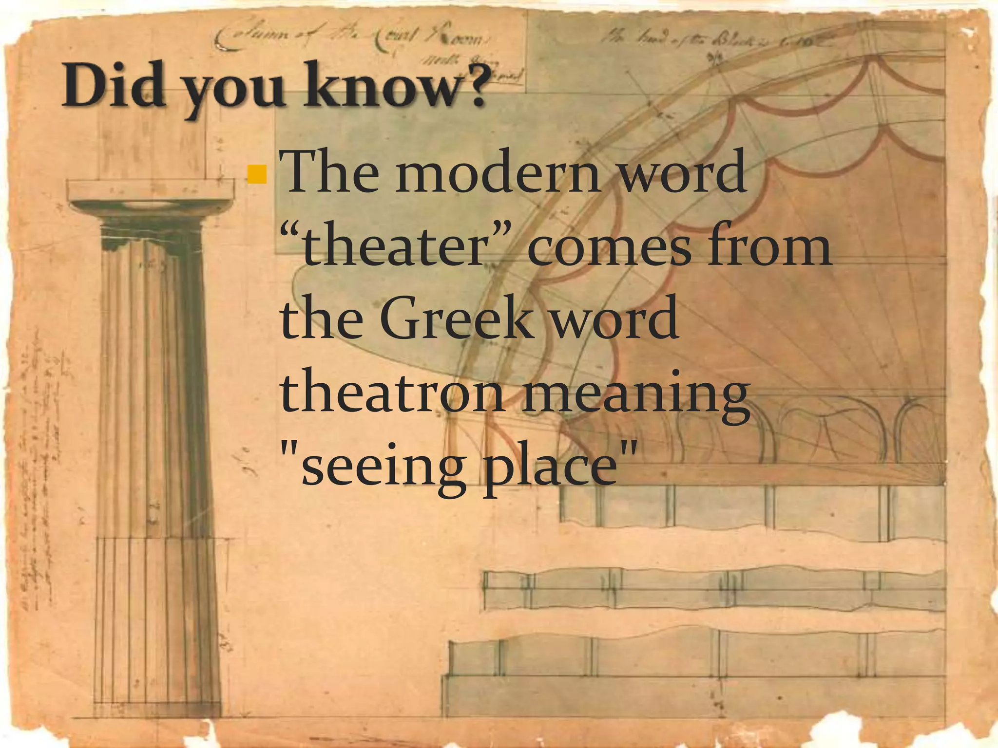 Ancient Greek Theater | PPTX