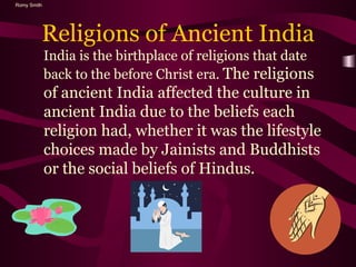 All Religions Of Ancient India