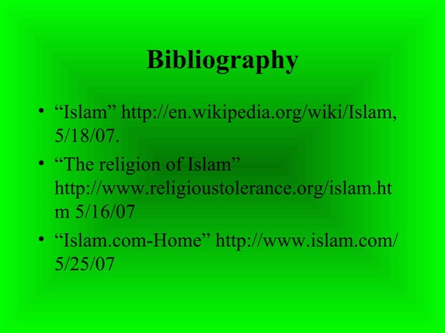 Ancient Islam Presentation | PPT