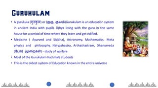 The Vedic Gurukulam System of Education | PDF