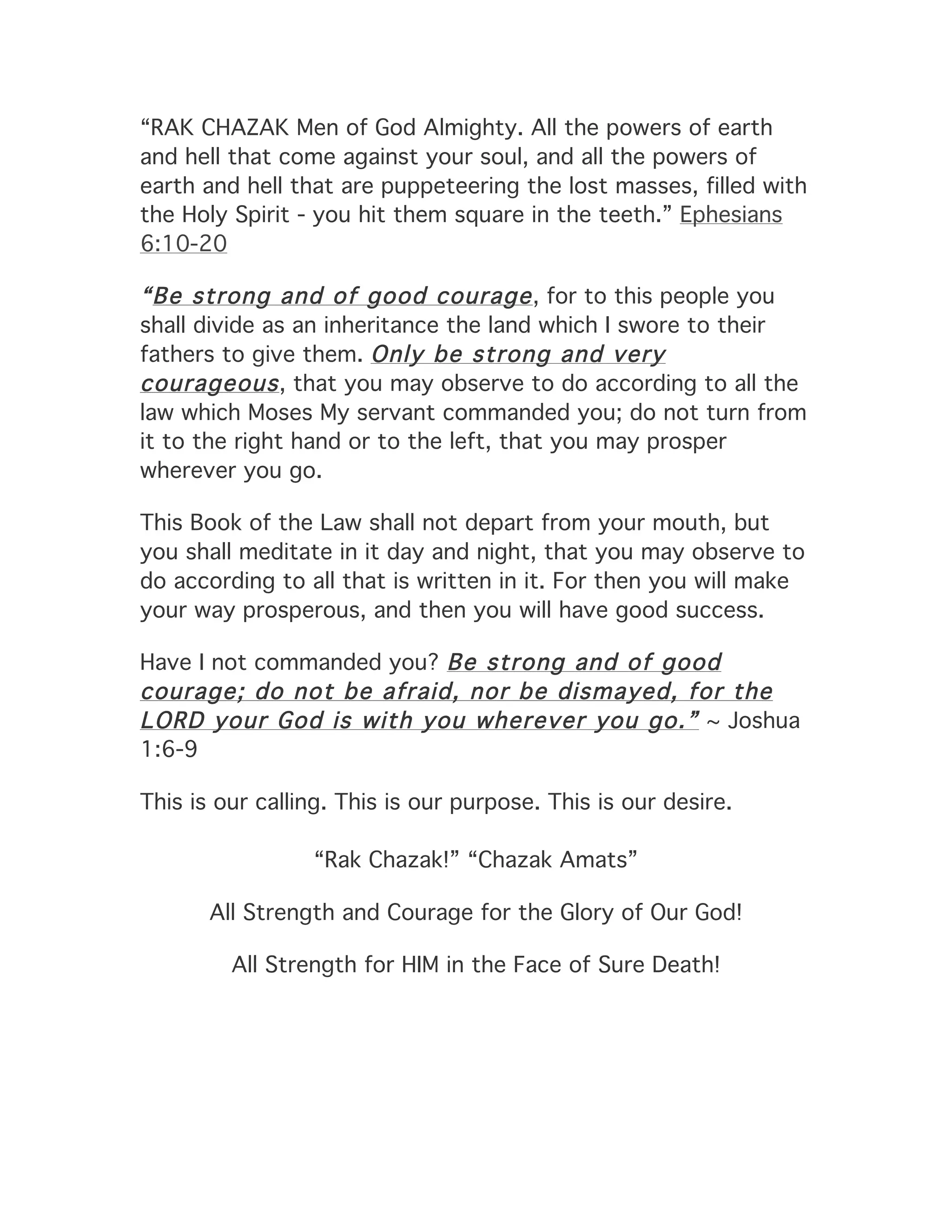 Ancient war-cry | PDF