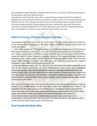 Ancient yuezhi gurjar states | DOCX