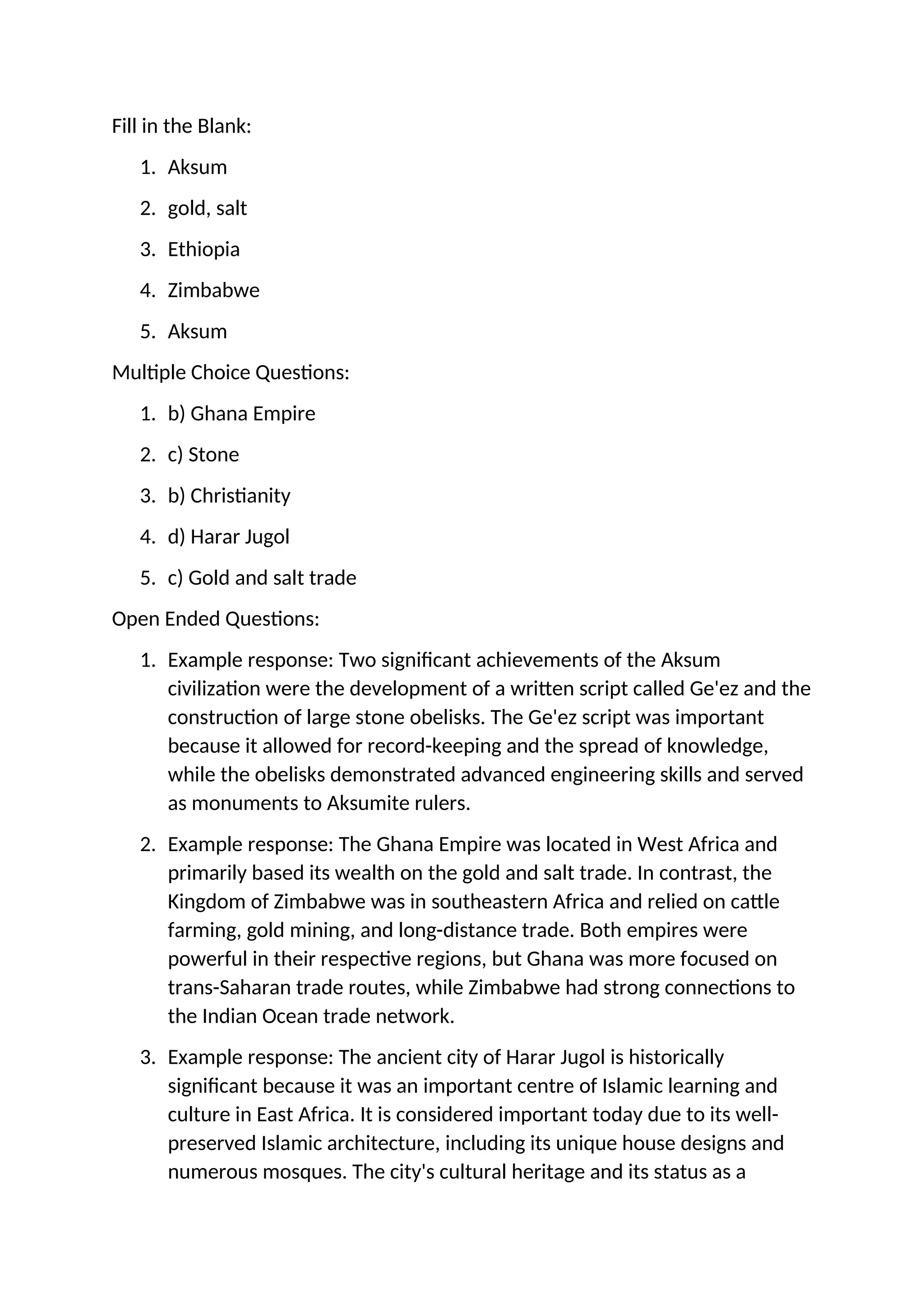 Ancient African Civilizations Worksheet.docx