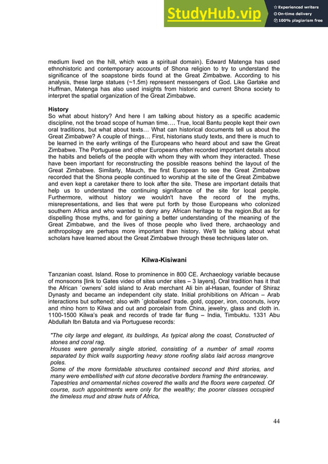 Ancient African History | PDF