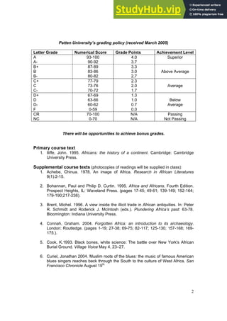 Ancient African History | PDF