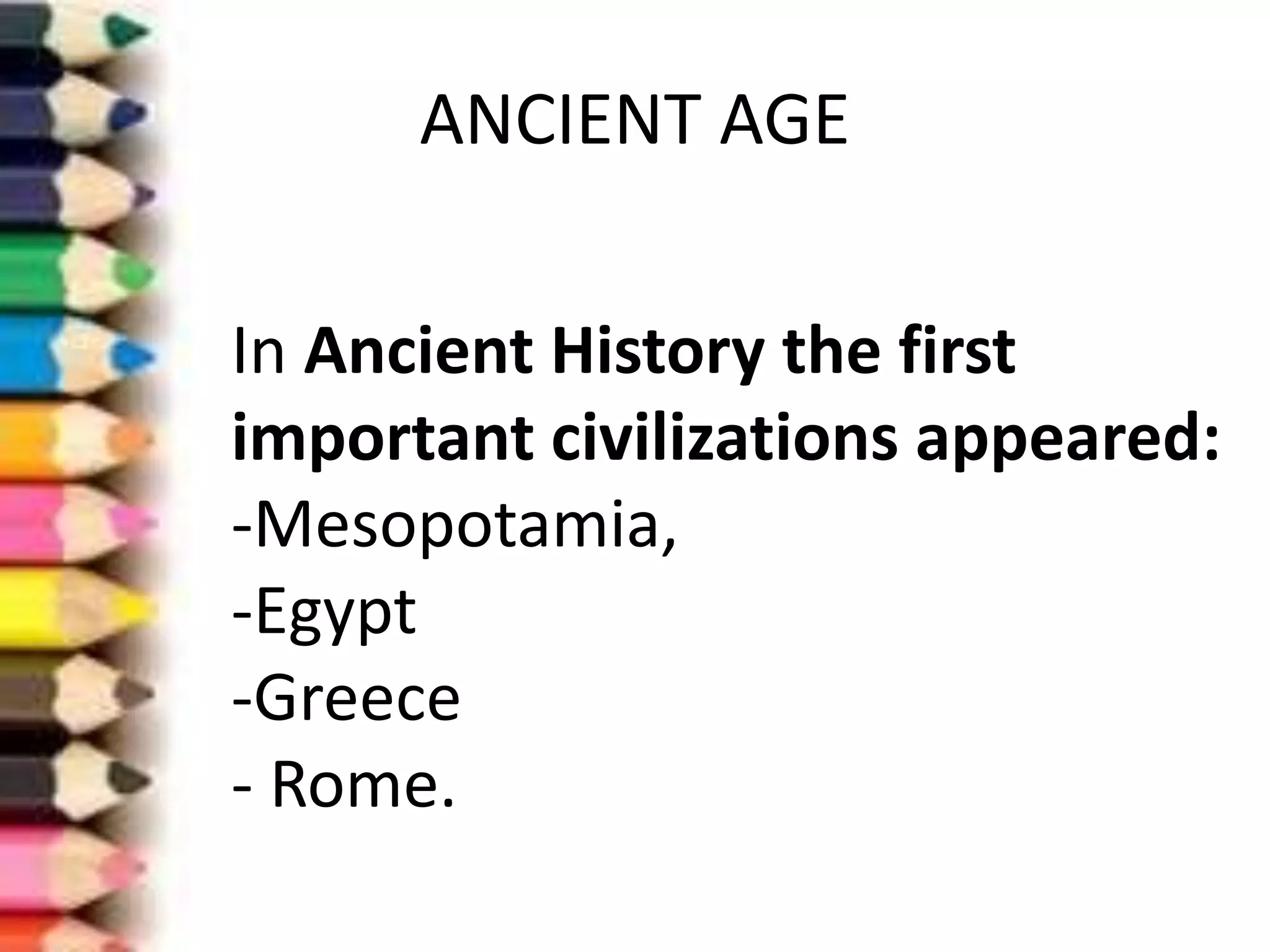 Ancient age 4th of primary social science | PPTX