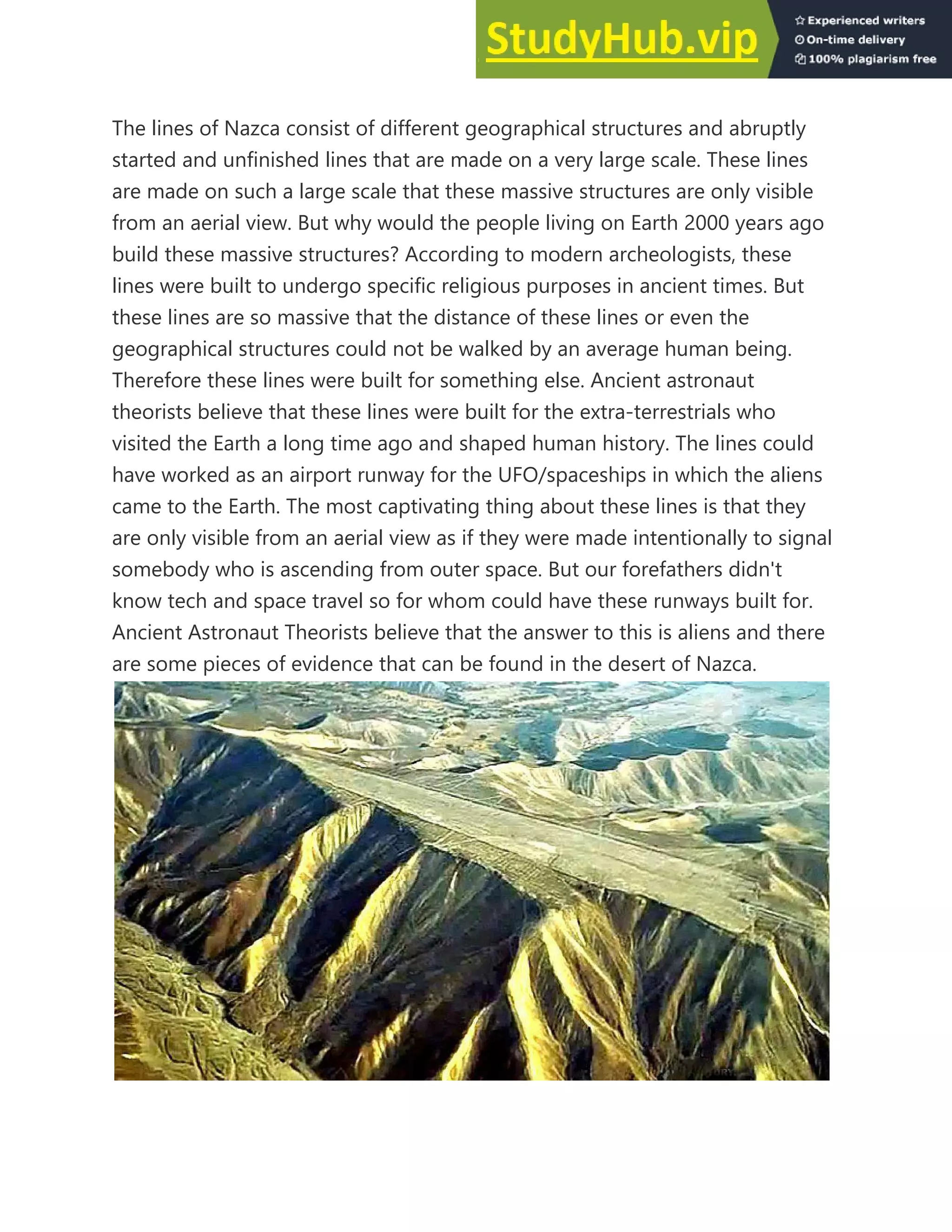 Ancient Aliens Theory Research Amp Facts | PDF