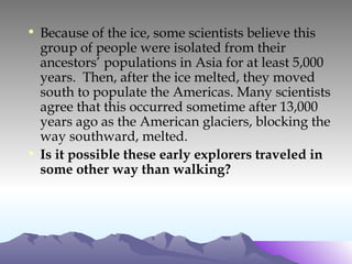 Ancient america beringia | PPT
