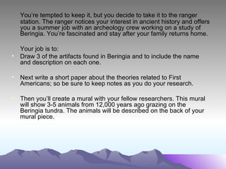 Ancient america beringia | PPT