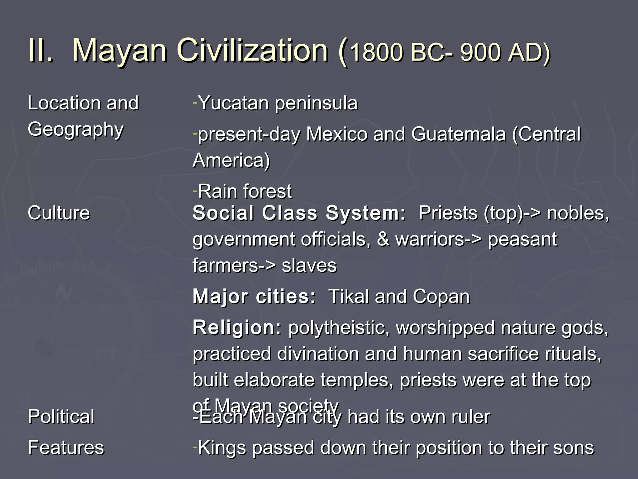 Ancient american civilizations | PPT