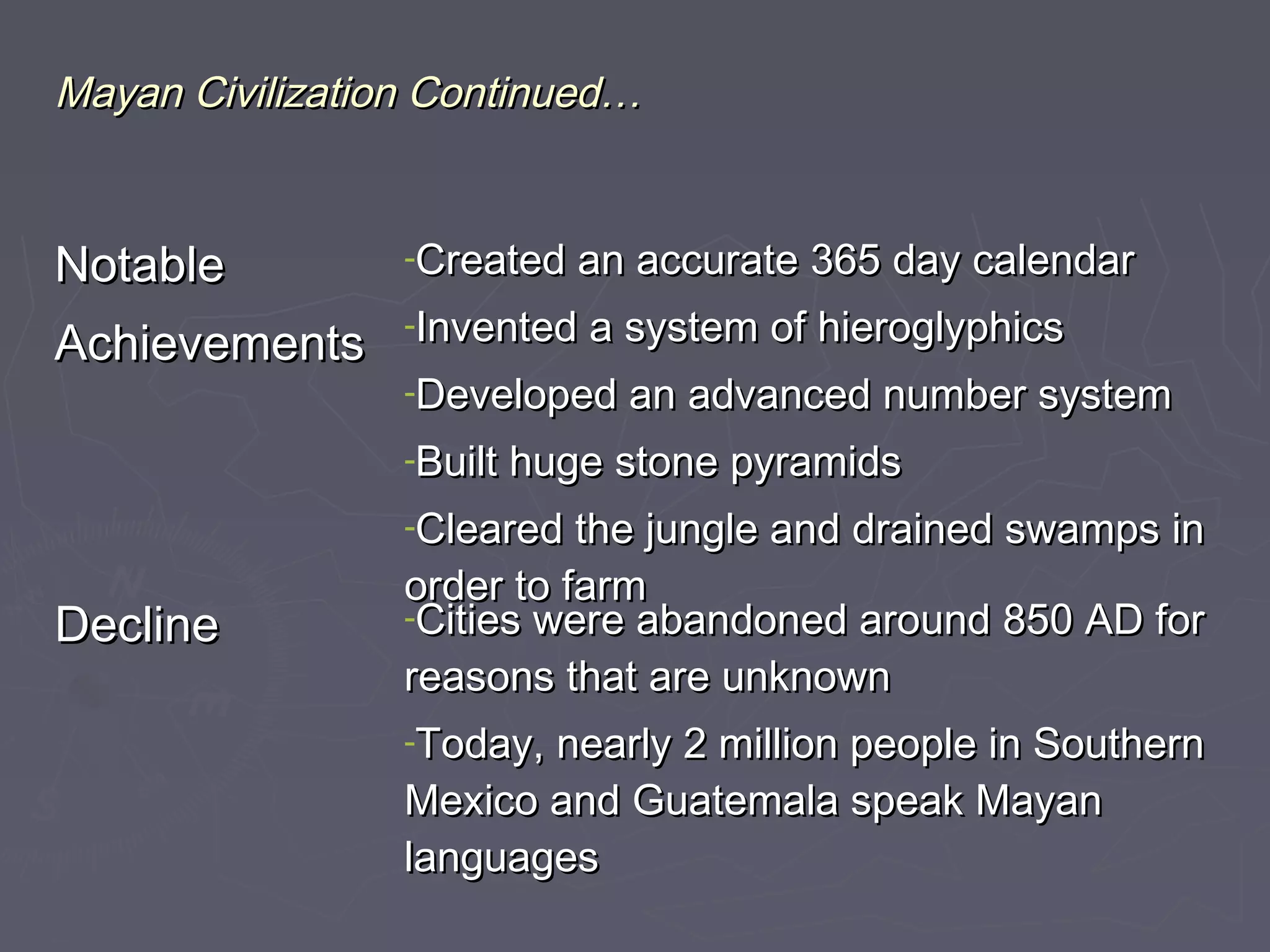 Ancient american civilizations | PPT