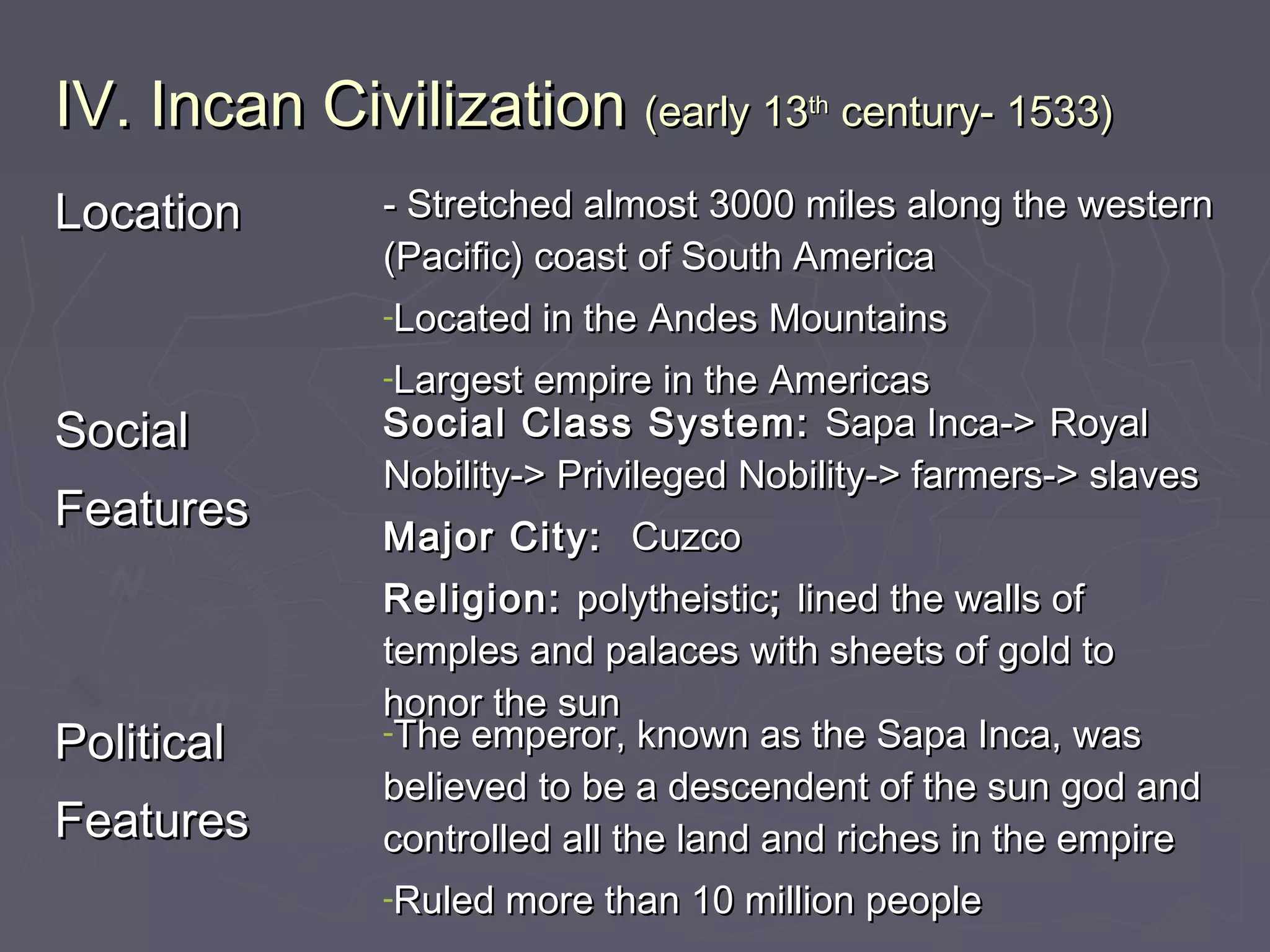 Ancient american civilizations | PPT