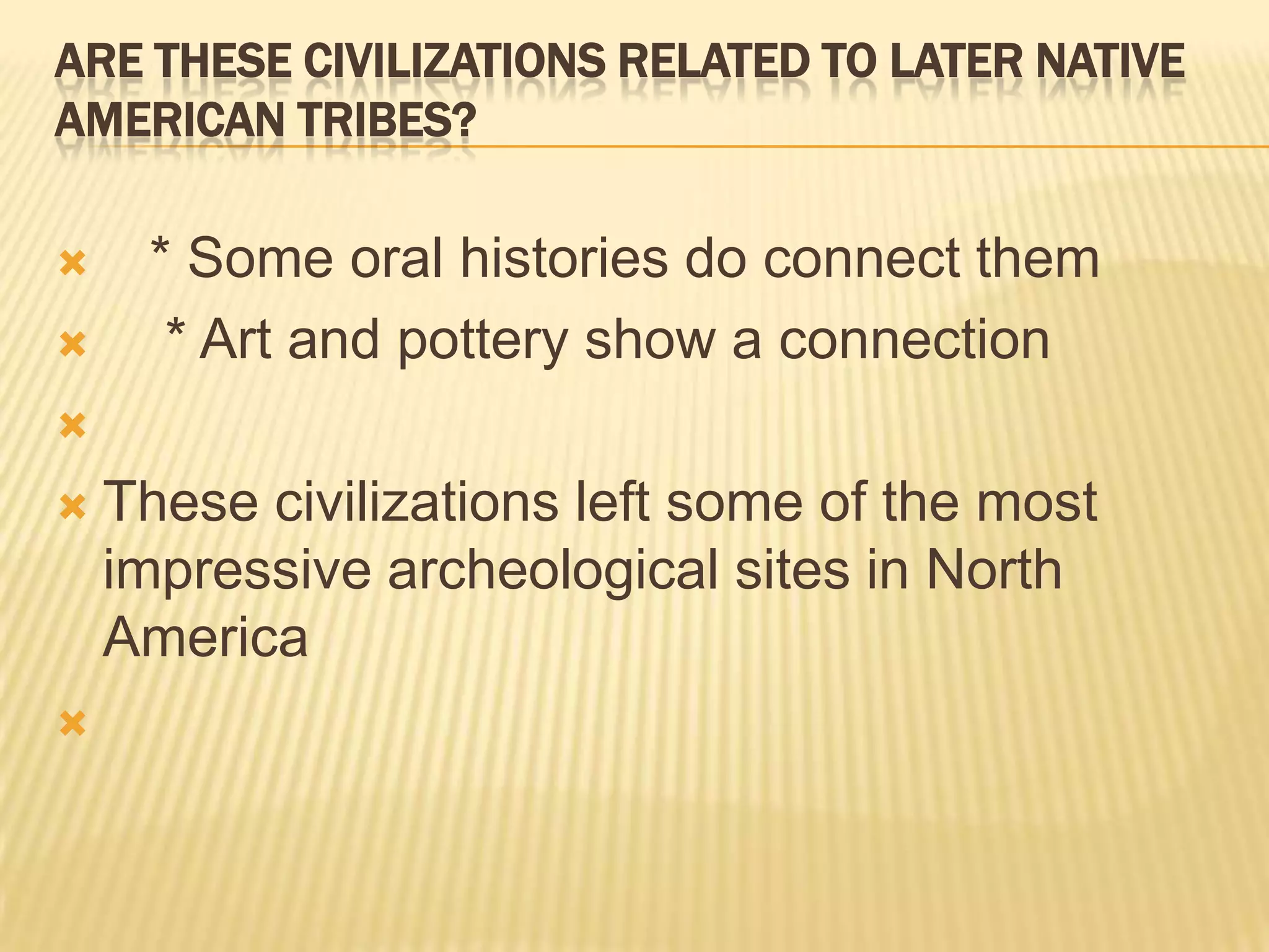 Ancient american civilizations cliff dwellers mound builders | PPTX ...