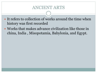 Ancient art | PPTX