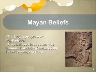 Ancient Art - The Maya | PPT