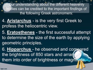 Ancient Astronomy for senior High School students | PPT