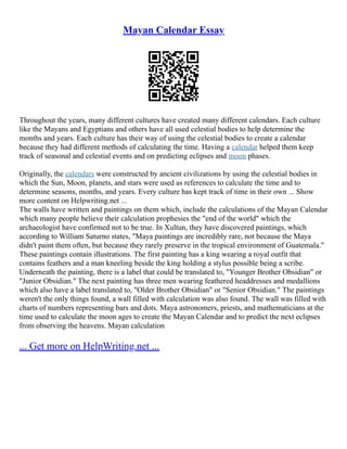 Ancient Calendar Research Paper | PDF