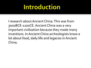 Ancient china | PPT
