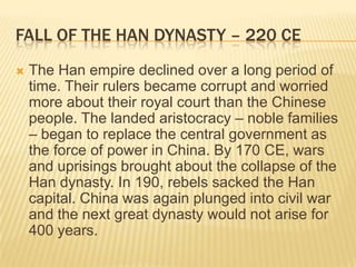 Ancient china | PPTX