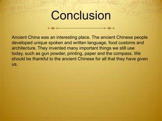 Ancient china | PPT