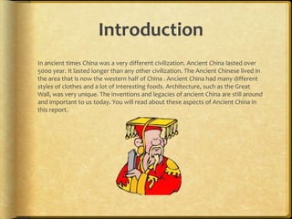 Ancient china | PPT