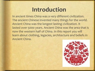 Ancient china | PPTX