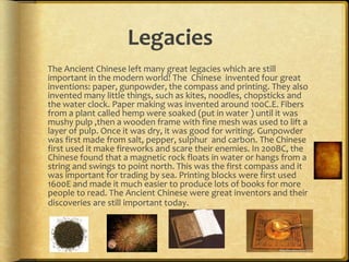 Ancient china | PPTX