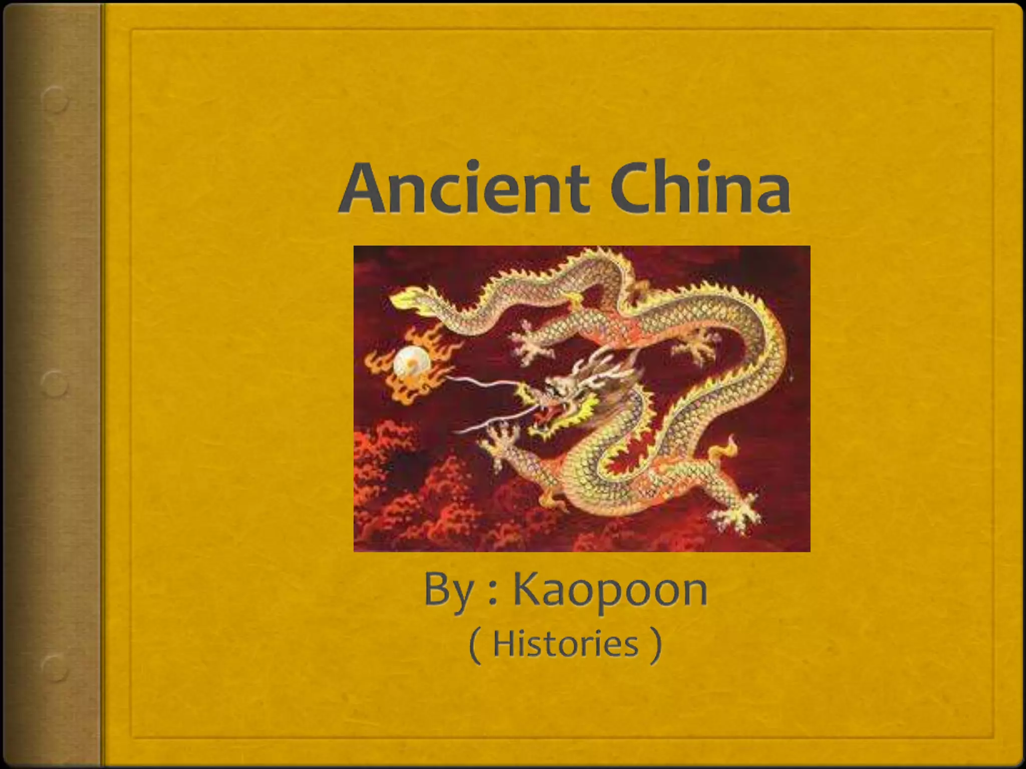 Ancient china | PPTX