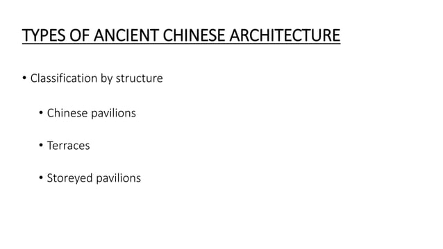 Ancient Chinese Architecture | PPTX